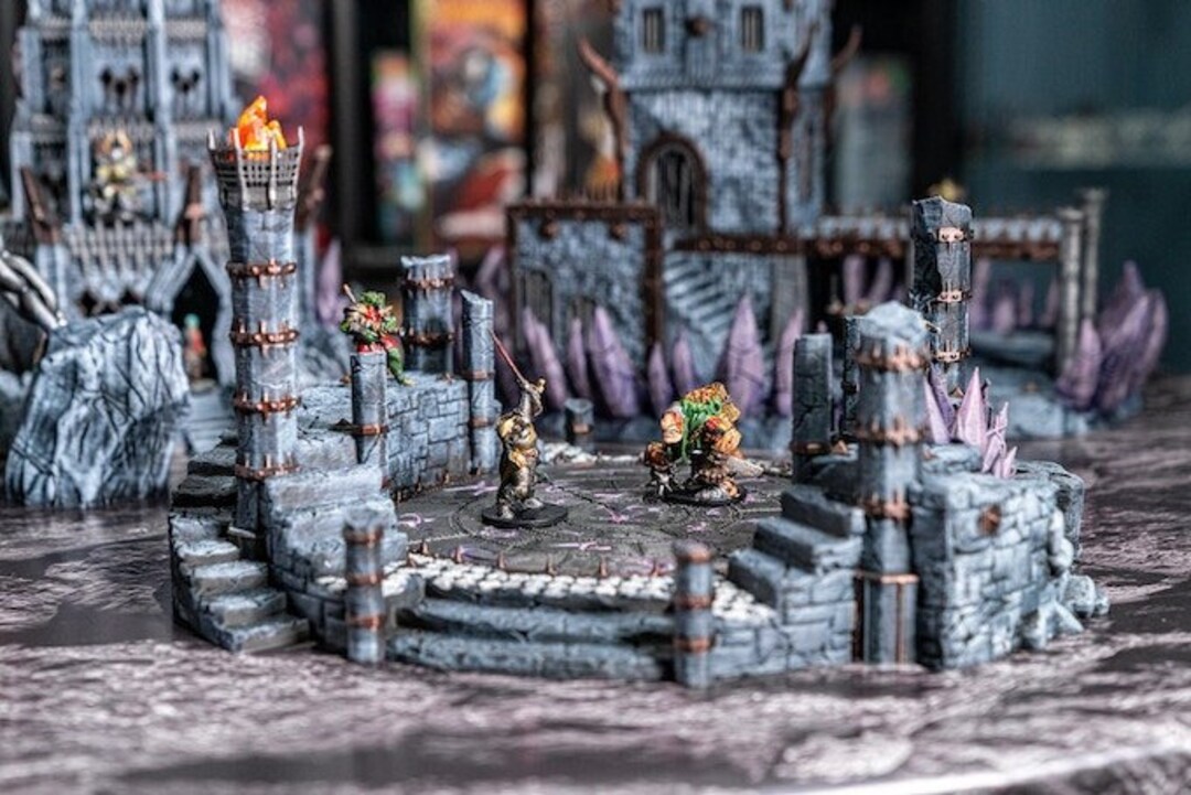 Dnd Arena Dark Evil Lord Dominion Underdark Hellscape Necromancer ...