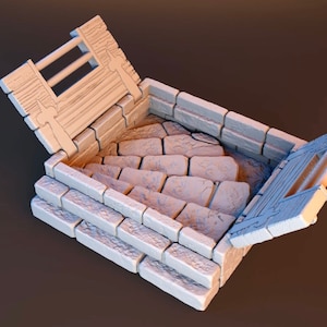 Dnd Trap Door Floor Trap for Secret Room Graveyard Burial Grounds ...
