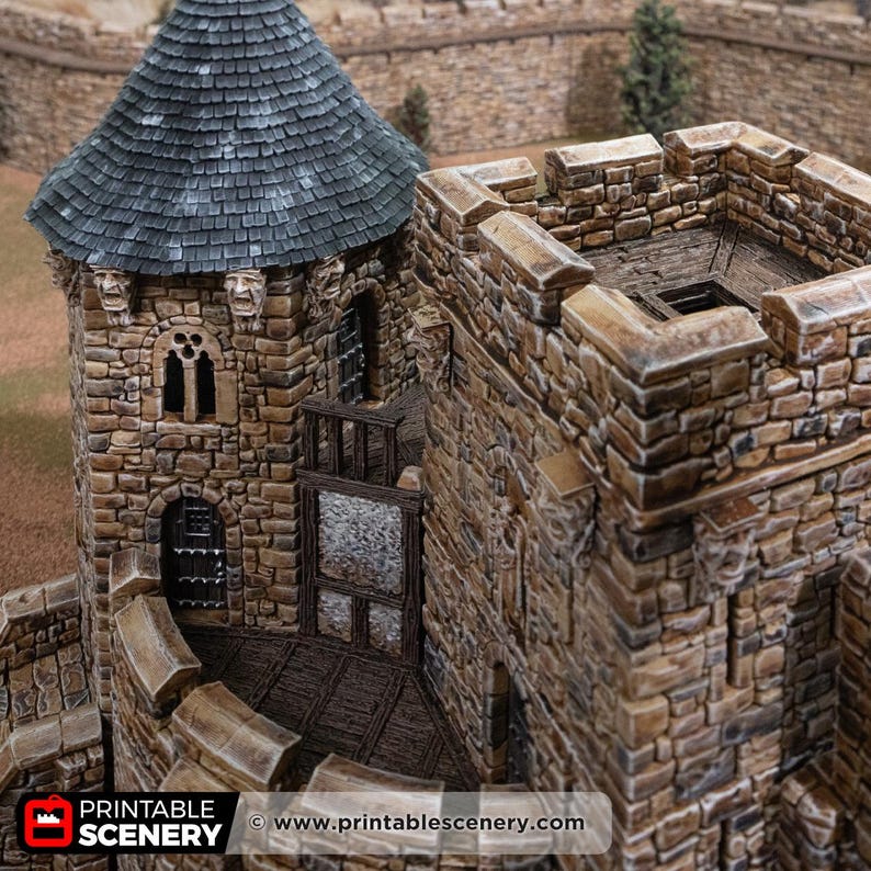 Dnd Hex Queen's Quarters Castle Medieval Village RPG Pathfinder D&D ...