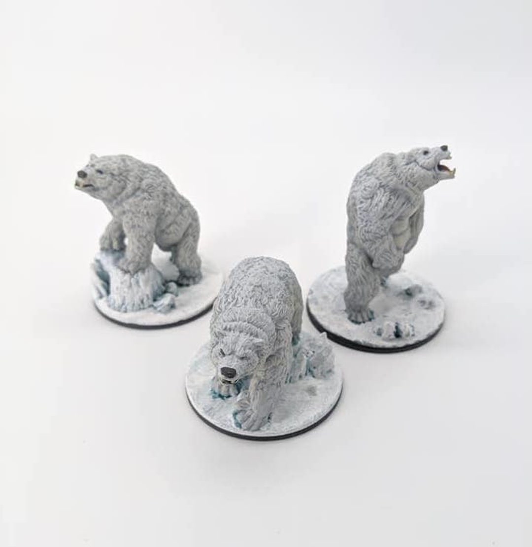Dnd Standing Bear Grizzly Polar Dire Bear Animal Encounter Companion ...