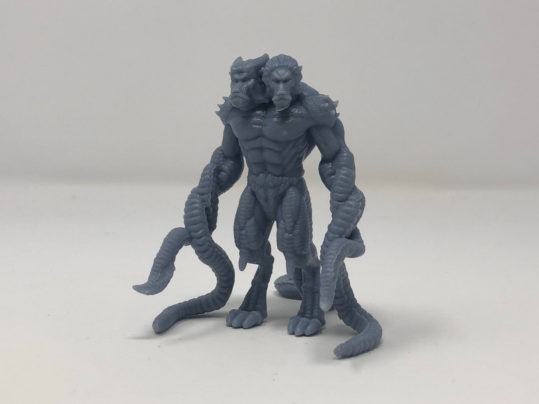 Dnd Demogorgon Resin Miniature Reptile Demon Monster Creature Underdark ...