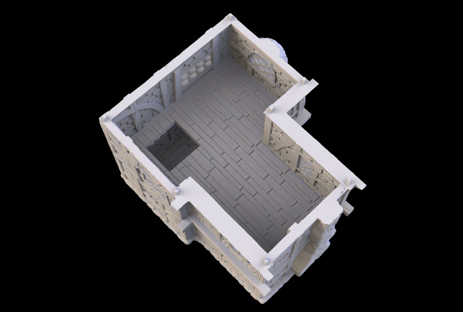 Dnd Medieval Cottage House V2 Two Story Home RPG D&D Dungeons and ...