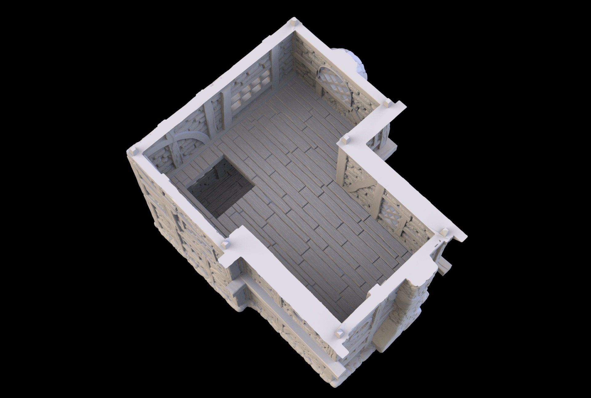 Dnd Medieval Cottage House V2 Two Story Home RPG D&D Dungeons - Etsy