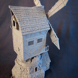 Dnd Windmill City of Tarok Medieval French Village Tabletop Scatter ...
