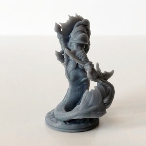 Dnd Merrow RESIN Atlantic Warrior Guard Merfolk Merman | Wargaming ...