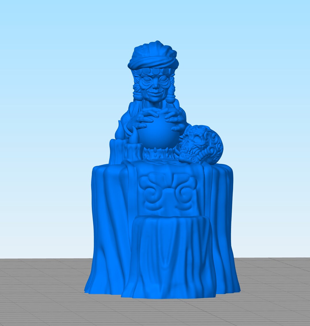 Dnd Fortune Teller 28mm Resin Miniature Gypsy Gypsies Tabletop RPG ...