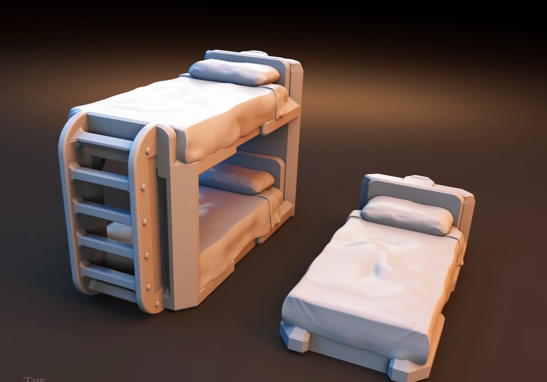 Dnd Barracks Bunks Bunkbeds Spaceship Rebel Base for Battle Legion Sci ...