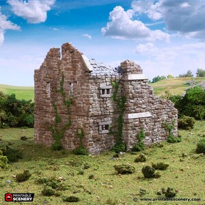 Dnd Ruined Norman Stone Manor Cottage Medieval House From King and ...