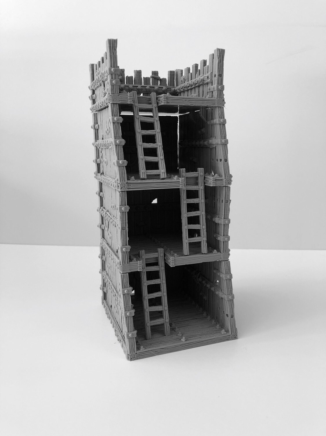 Dnd Siege Tower Wargaming Battle War Tabletop Scatter Terrain RPG D&D ...