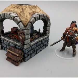 Dnd Open Cook Oven Hearth Outdoor Kitchen Campfire Cooking Tabletop ...