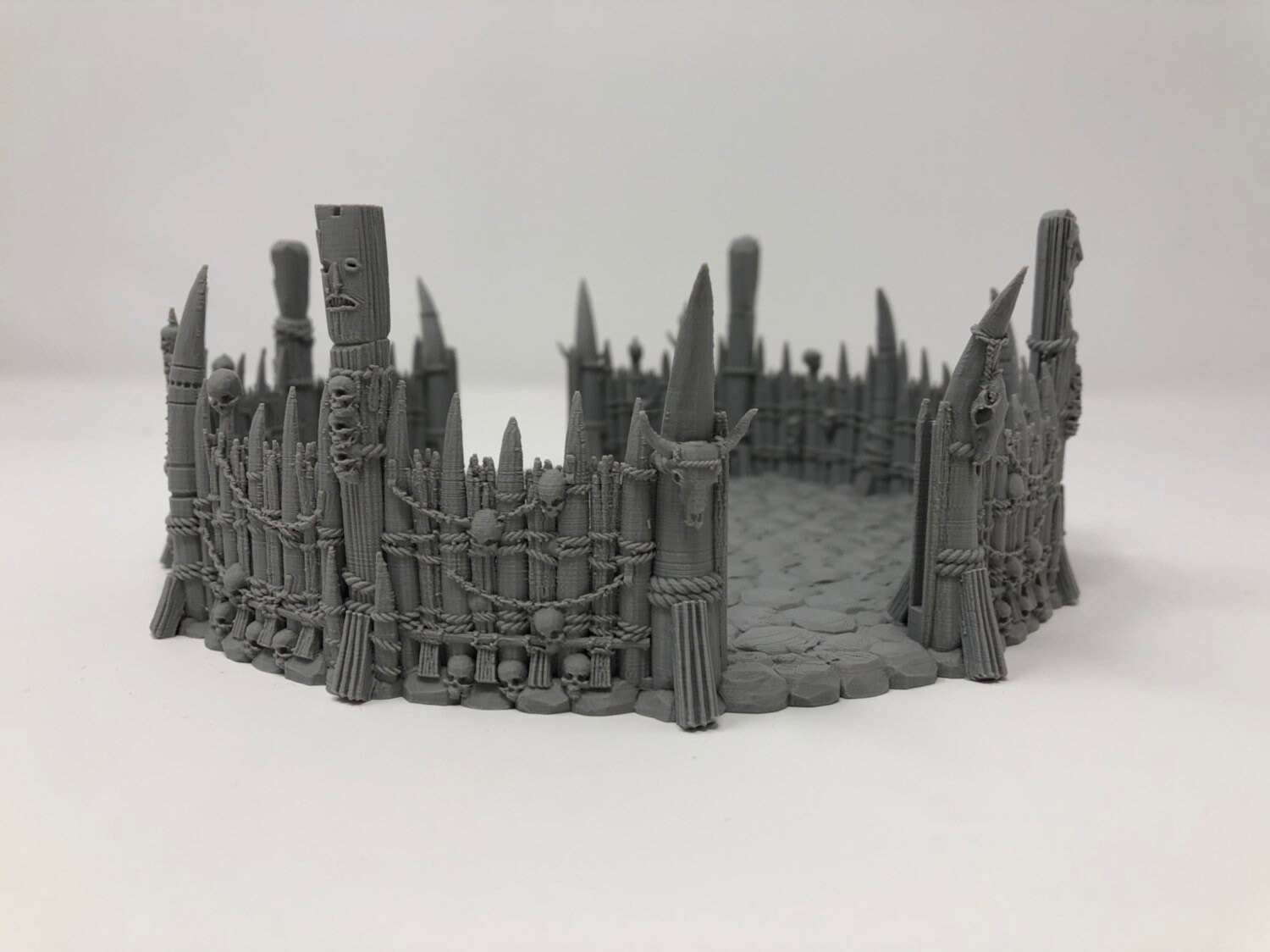 Dnd Orc Fighting Pits Arena 28mm Tabletop Barbarian Tribal Tribe ...