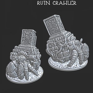 Dnd Ruin Crawler Crab Meso American Ancient Temple Ruins Creature ...