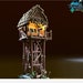 Dnd Lonely Watchtower Fortress Sentinel Tower Tabletop Terrain ...