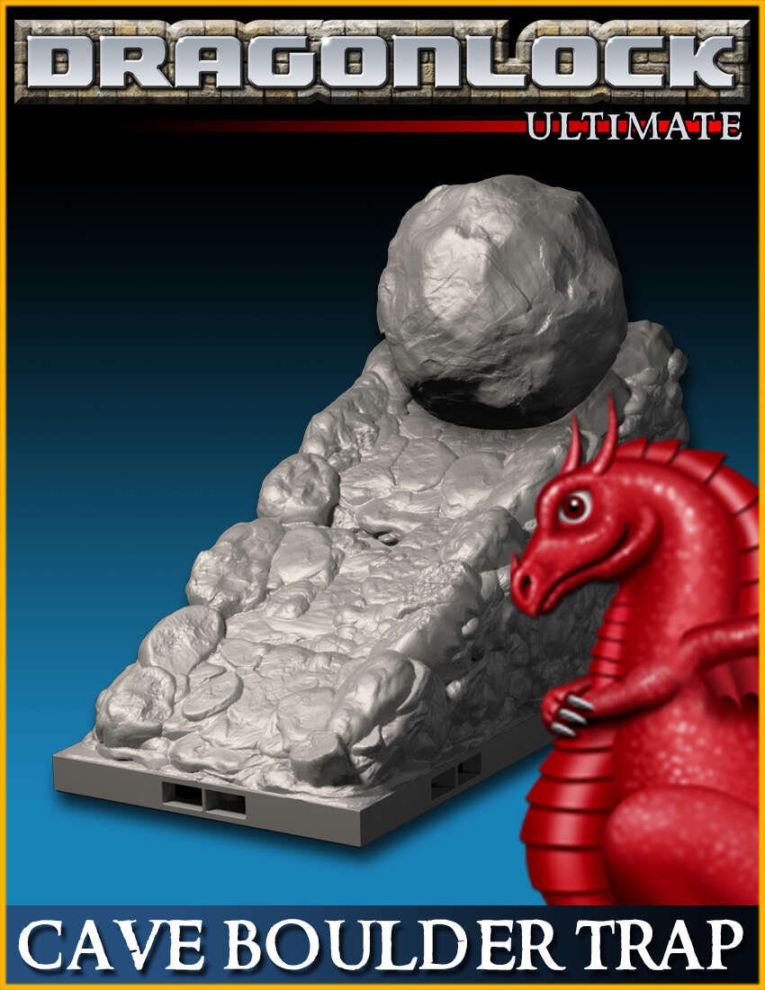 Dnd Boulder Trap Dungeon Castle Trap Magical Scatter Terrain - Etsy