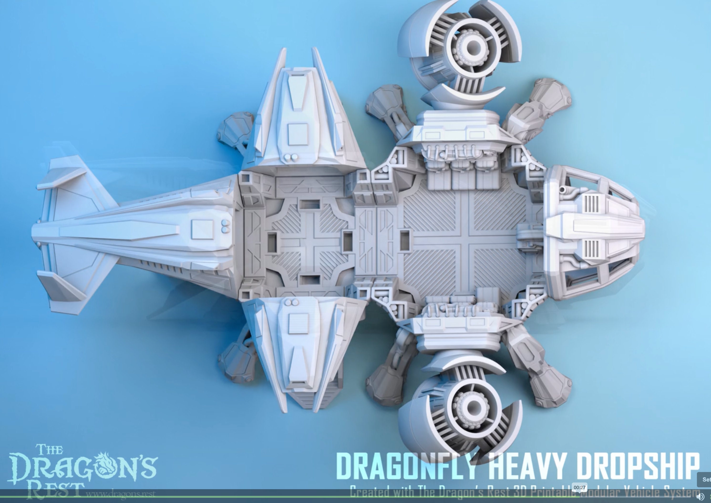 Dnd Dragonfly Dropship Drop Ship Cargo Dragon's Rest Sci-fi RPG ...