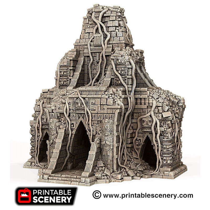 Dnd Temple of Eden Pyramid Aztec Jungle Ruins Stargate - Etsy