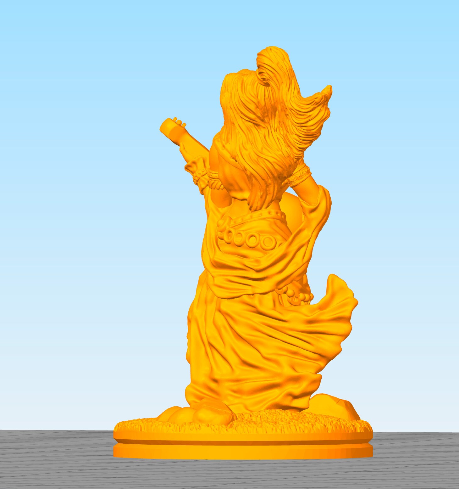 Dnd Female Singer Entertainer Gypsy 28mm Resin Miniature | Etsy