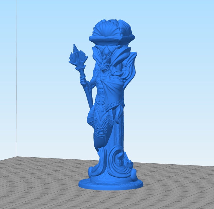 Dnd Male Atlantis Statue Depths of Savage Atoll Tabletop Scatter ...