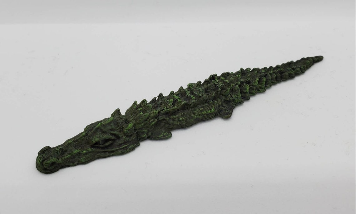 Dnd Crocodile Alligator Swamp Creature Animal Wargaming Terrain ...