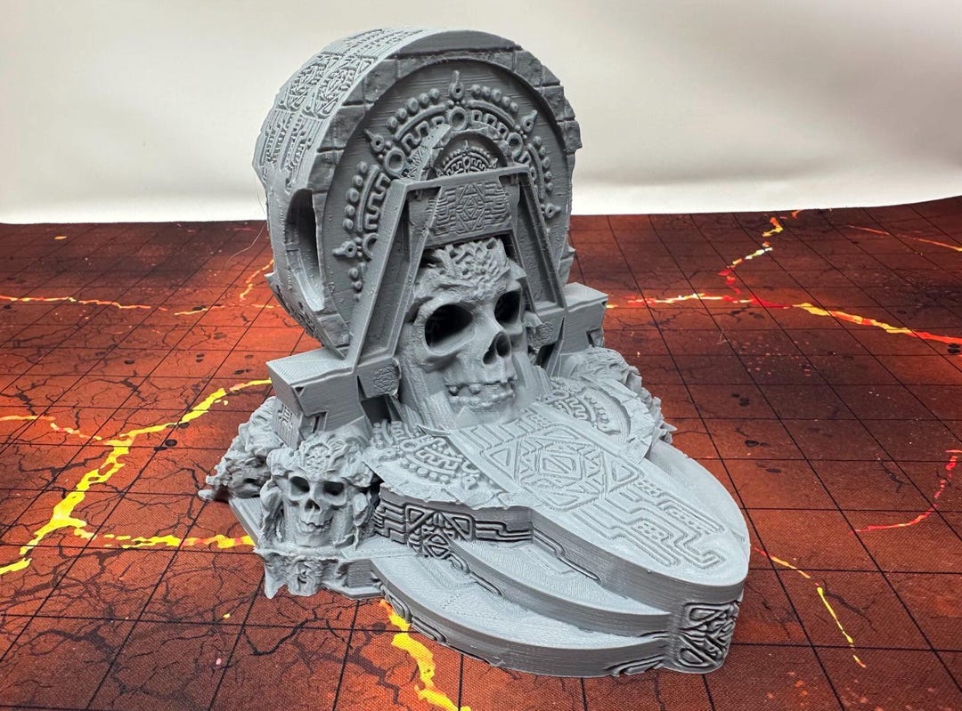 Dnd Jungle Tribal Altar Mayan Aztec Temple Ancient Stone Carvings Trap ...