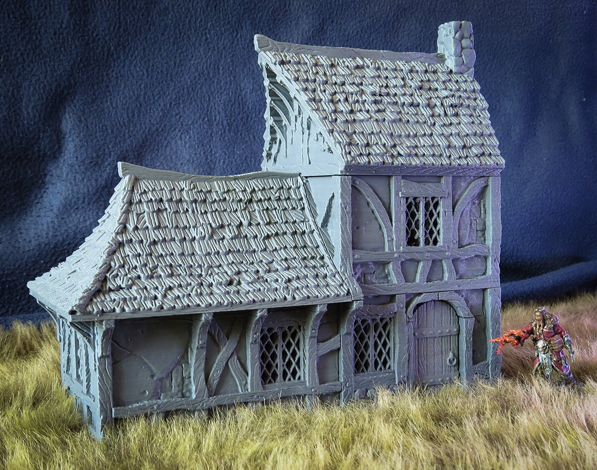 Dnd Small House From City of Tarok Terrain Wargaming Games RPG D&D ...