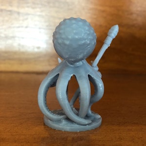 Dnd Octopus Warrior Octopoid RESIN 28mm Sea Creature Miniature Tabletop ...