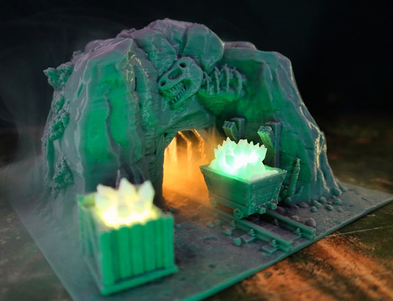 Dnd Mine Entrance Mining Town Medieval Dwarf Dwarven Western Tabletop ...