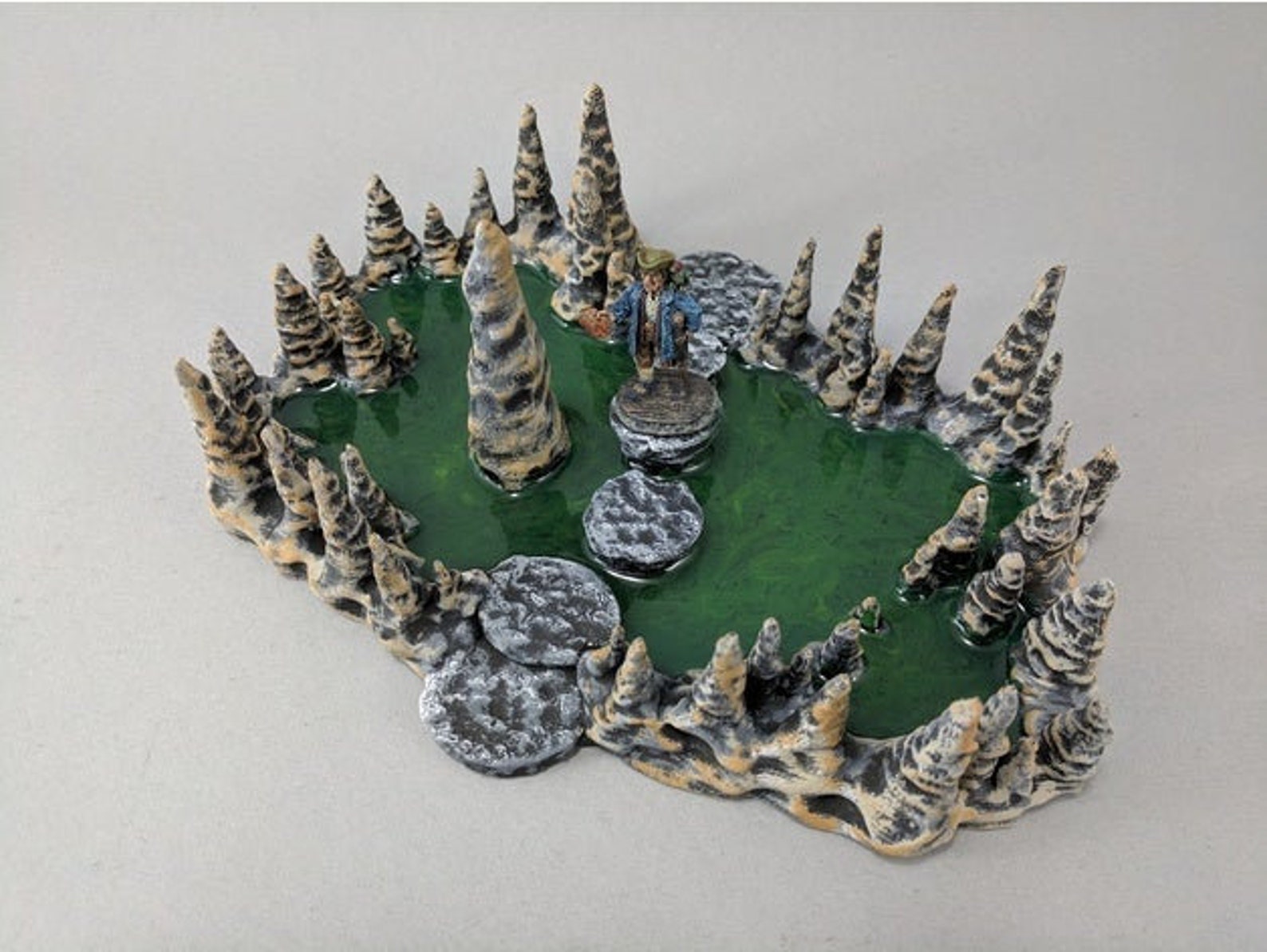 Dnd Stalagmite Cavern Crossing- 28mm Tabletop Scatter Terrain Miniature ...