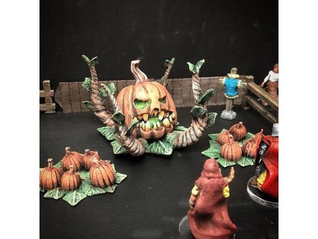 Dnd Patchmaster Evil Pumpkin Garden Monster Halloween Creature Tabletop ...