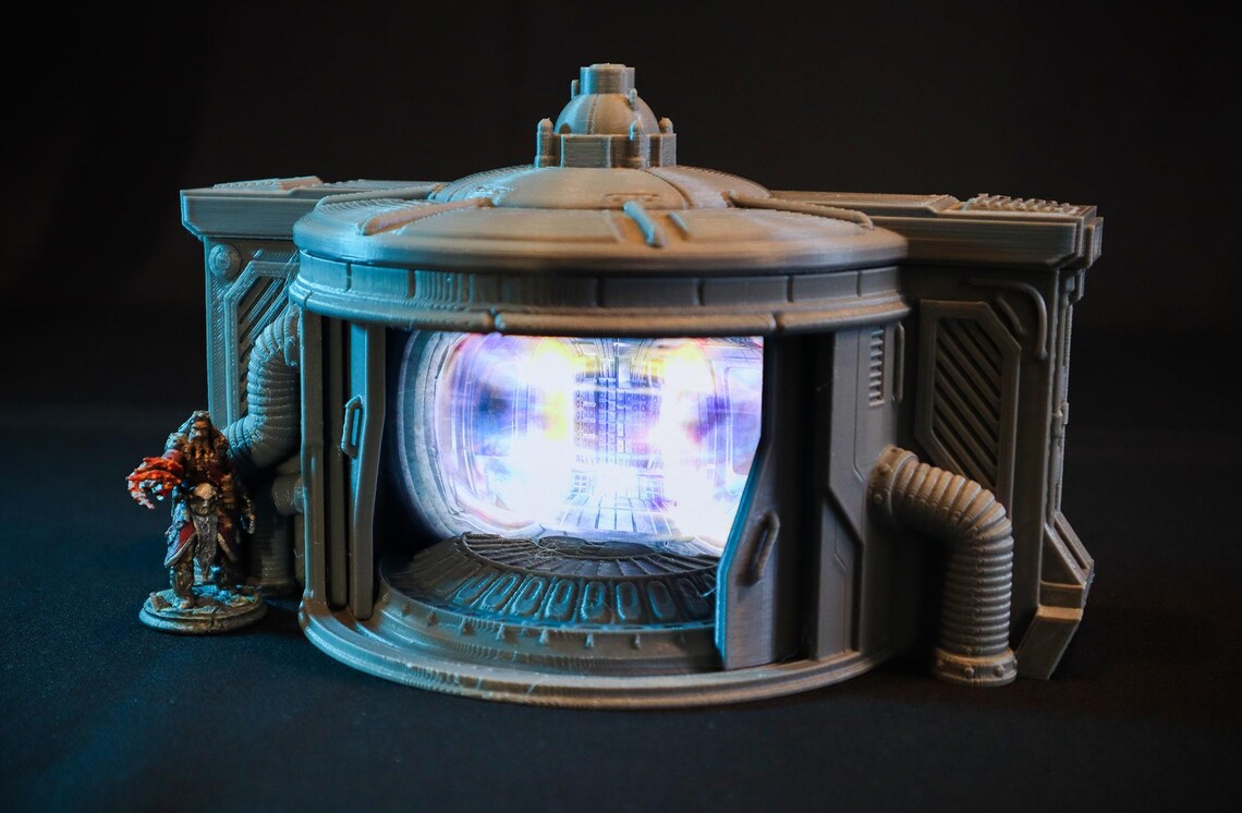 Dnd Animated Sci-fi Reactor Core Spaceship Galaxy View Insert PHONE ...