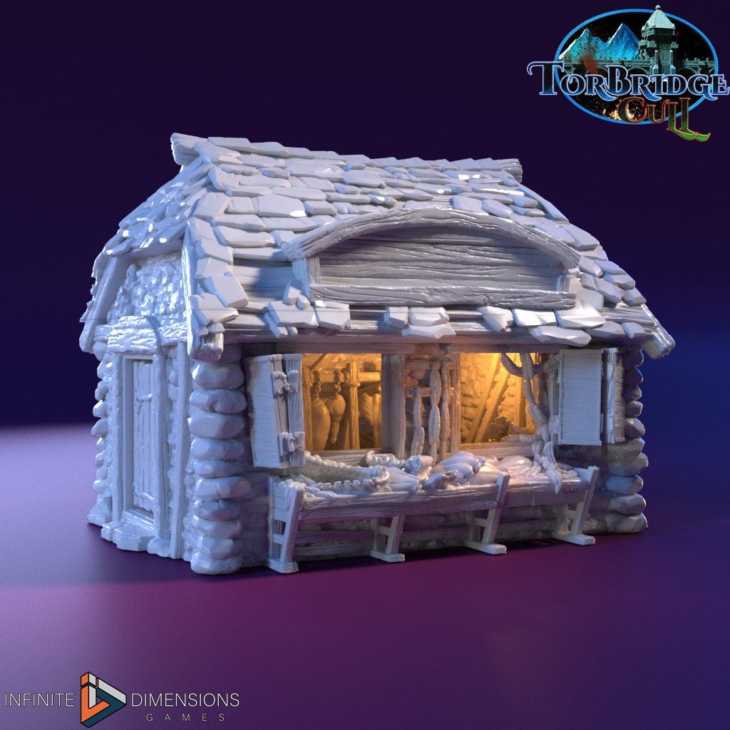 Dnd Butcher Butchery Shop Market Village Town Square Medieval - Etsy