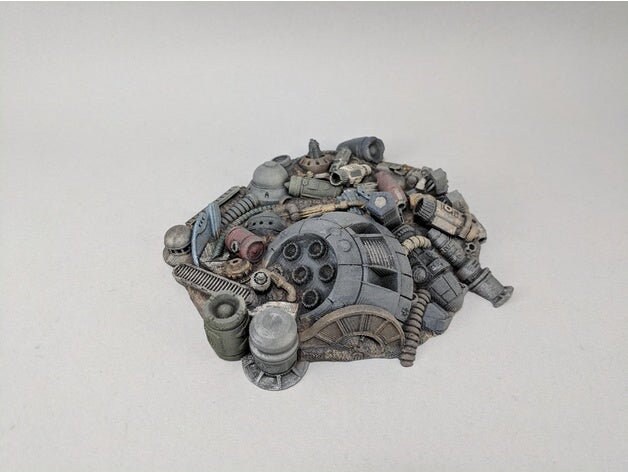 Dnd Spaceport Scrap Pile A Droid Junkyard Sci-fi Star Wars Legion ...