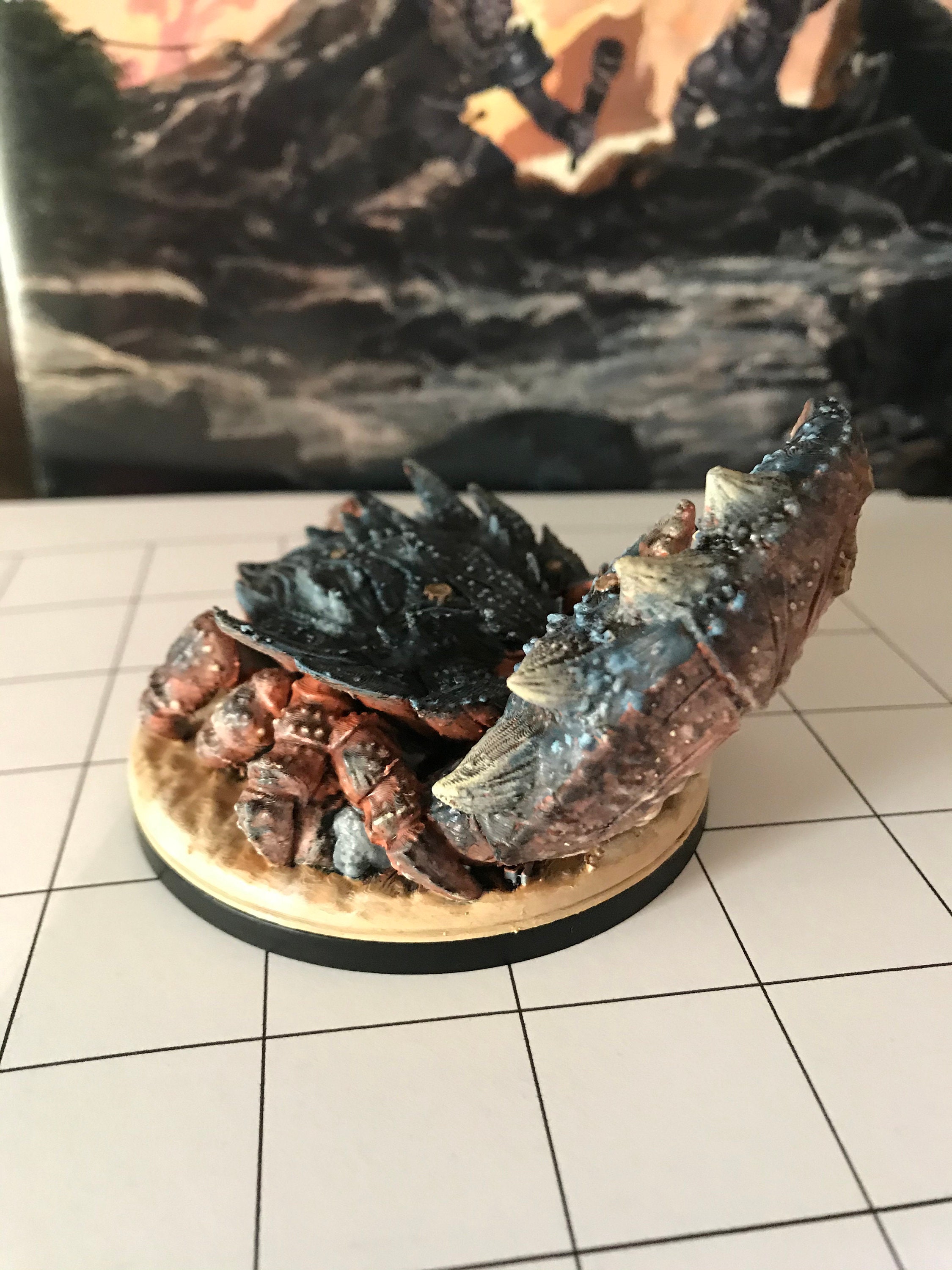 Dnd Giant Dire Crab Mutant Enormous Crustacean Armored Crab Tabletop ...