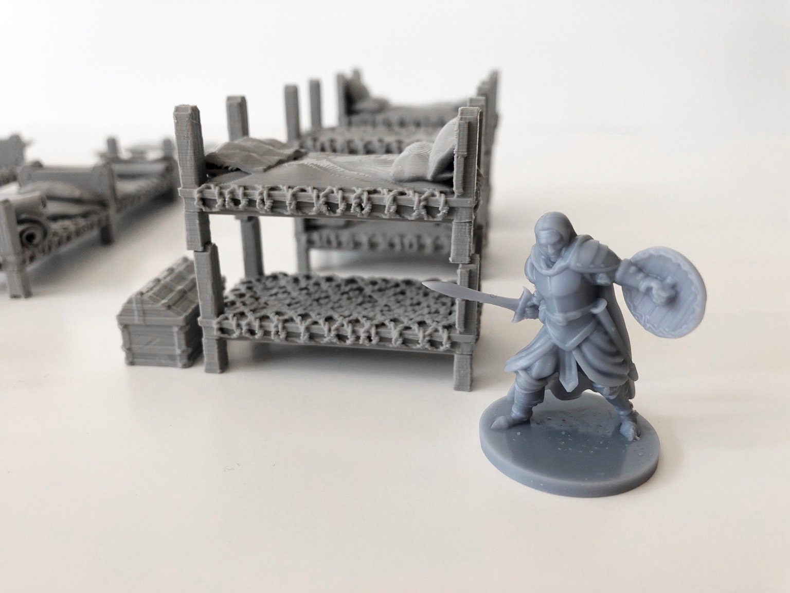 Dnd Large Dorm Set Bunkbeds Furniture Bunkhouse Barracks - Etsy