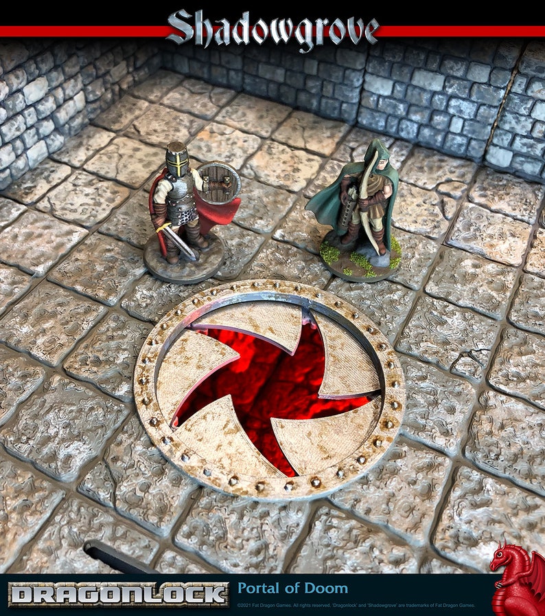 Dnd Portal of Doom Tabletop Miniature Tabletop Games Wargaming - Etsy