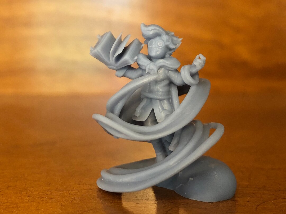 Dnd Apprentice Wizard Mage Magic 28mm Resin Miniature Wargaming Games ...