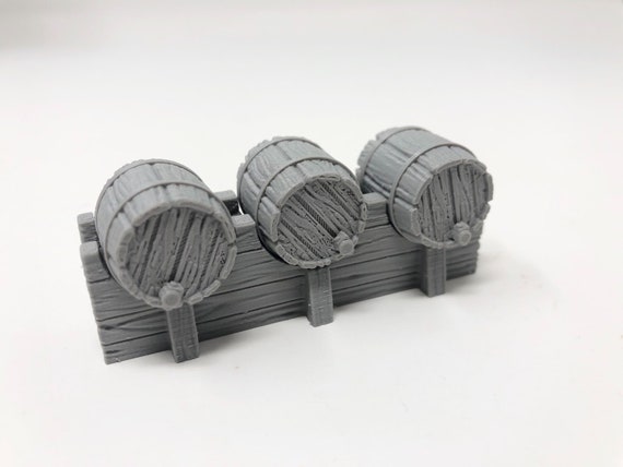 Dnd Ale Cask Set Tavern Bar Liquor Keg Shelf Village L Tavern - Etsy