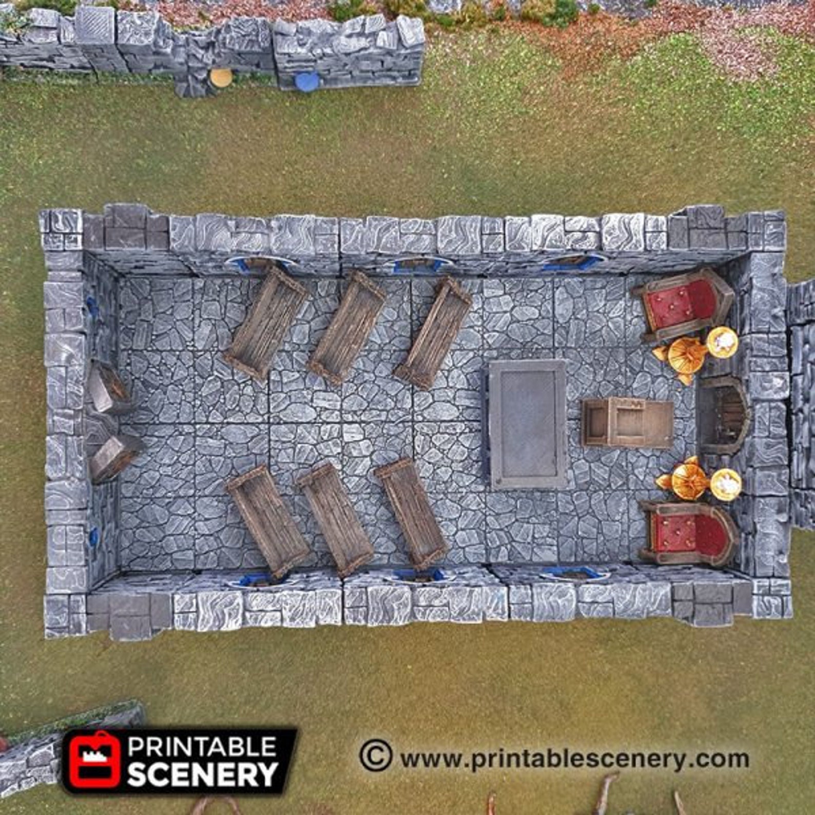 Dnd Church Chapel Furniture Set Benches Altar Tabletop Scatter - Etsy ...