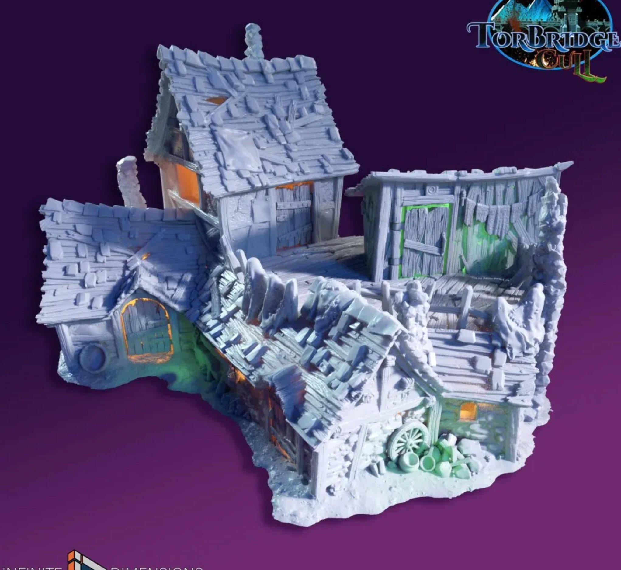 Dnd Slum Tenement B Ghetto Shantytown District Medieval Tabletop ...