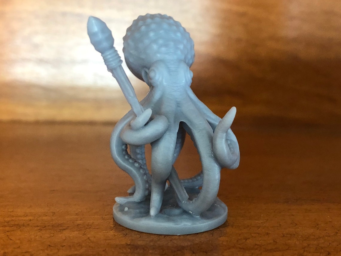 Dnd Octopus Warrior Octopoid RESIN 28mm Sea Creature Miniature - Etsy