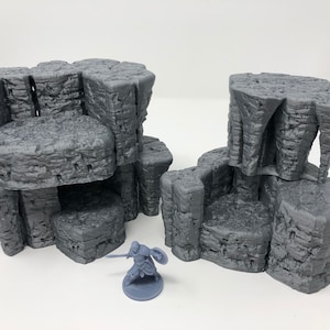 Dnd Stackable Rocks Tabletop Cave Cavern Scatter Terrain RPG Pathfinder ...