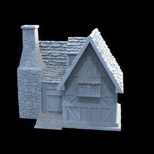 Dnd Medieval Farm House Home Cottage - 28mm Scatter Village Tabletop ...