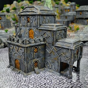 Dnd Dwarven House 9 HUGE Dwarf Home or Hall 28mm LOTR Scatter Tabletop ...