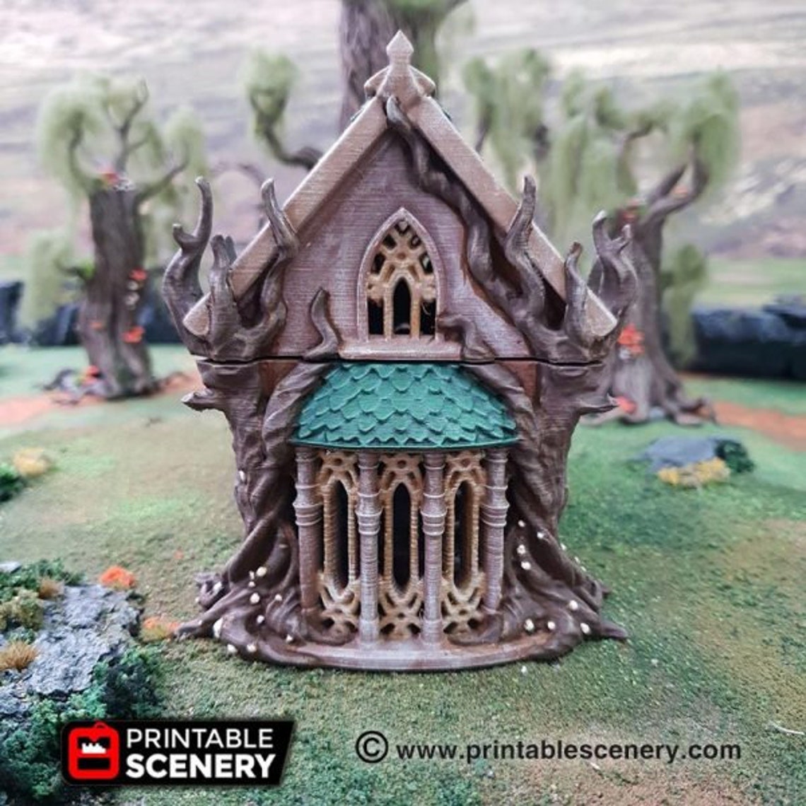 Dnd Elven Living Hall Elf Architecture Building City Tabletop Scatter ...