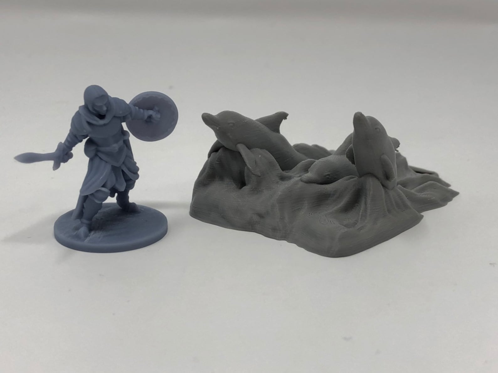 Dnd Dolphin Pod Sea Animals Marine Life Pirate Wargaming - Etsy