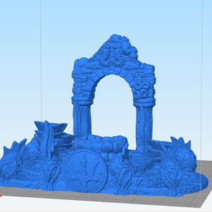 Dnd Merfolk Hall Entrance Atlantis Underwater City Mermaid Terrain ...