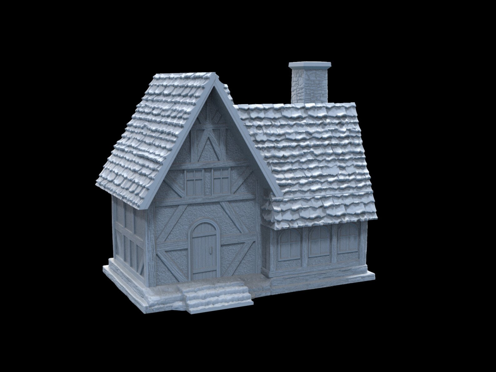 Dnd Medieval Farm House Home Cottage - 28mm Scatter Village Tabletop ...