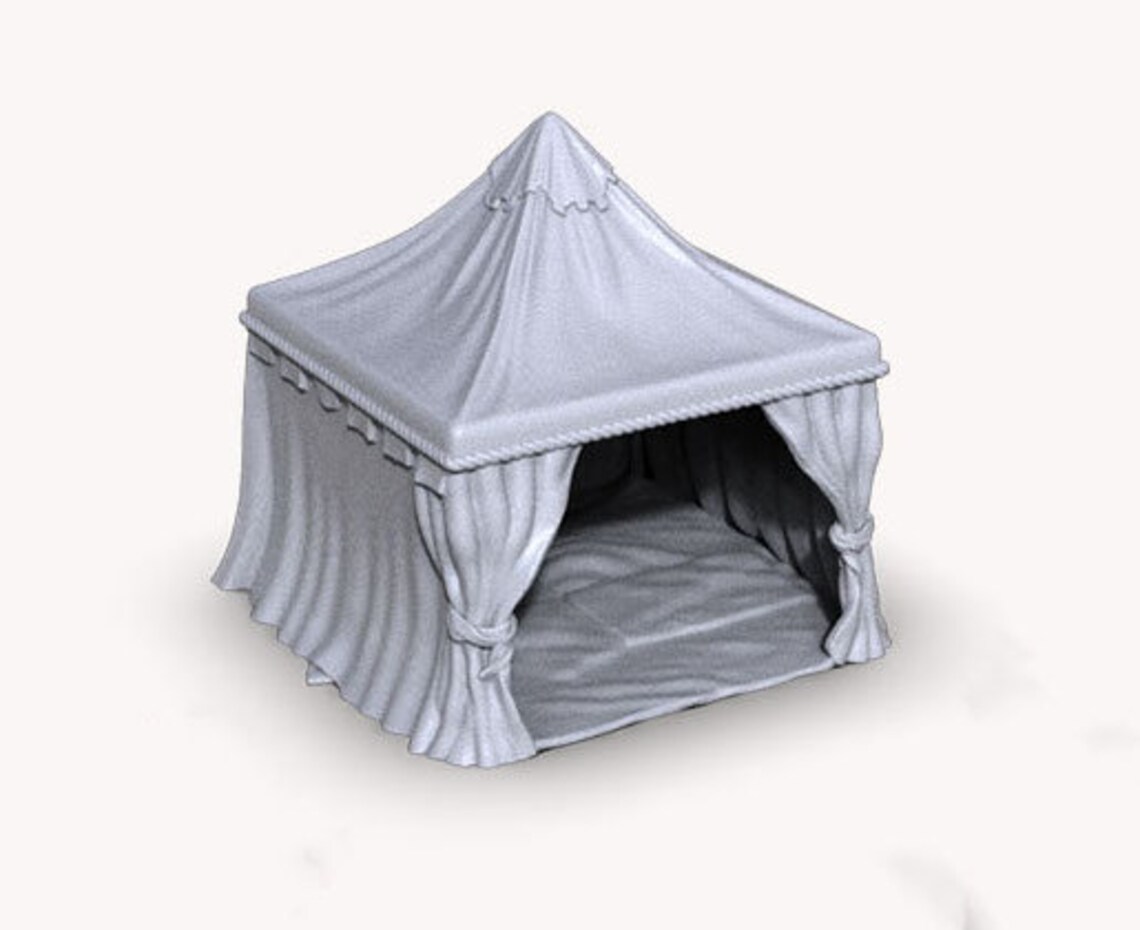 Dnd Camp Tent Traveler Gypsy Hunter War Captain Tabletop - Etsy