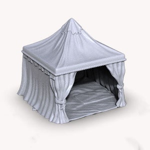 Dnd Camp Tent Traveler Gypsy Hunter War Captain Tabletop Scatter ...