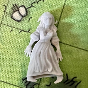 Dnd Corpse Female Resin Miniature Plague Victim Dead Body Person NPC ...